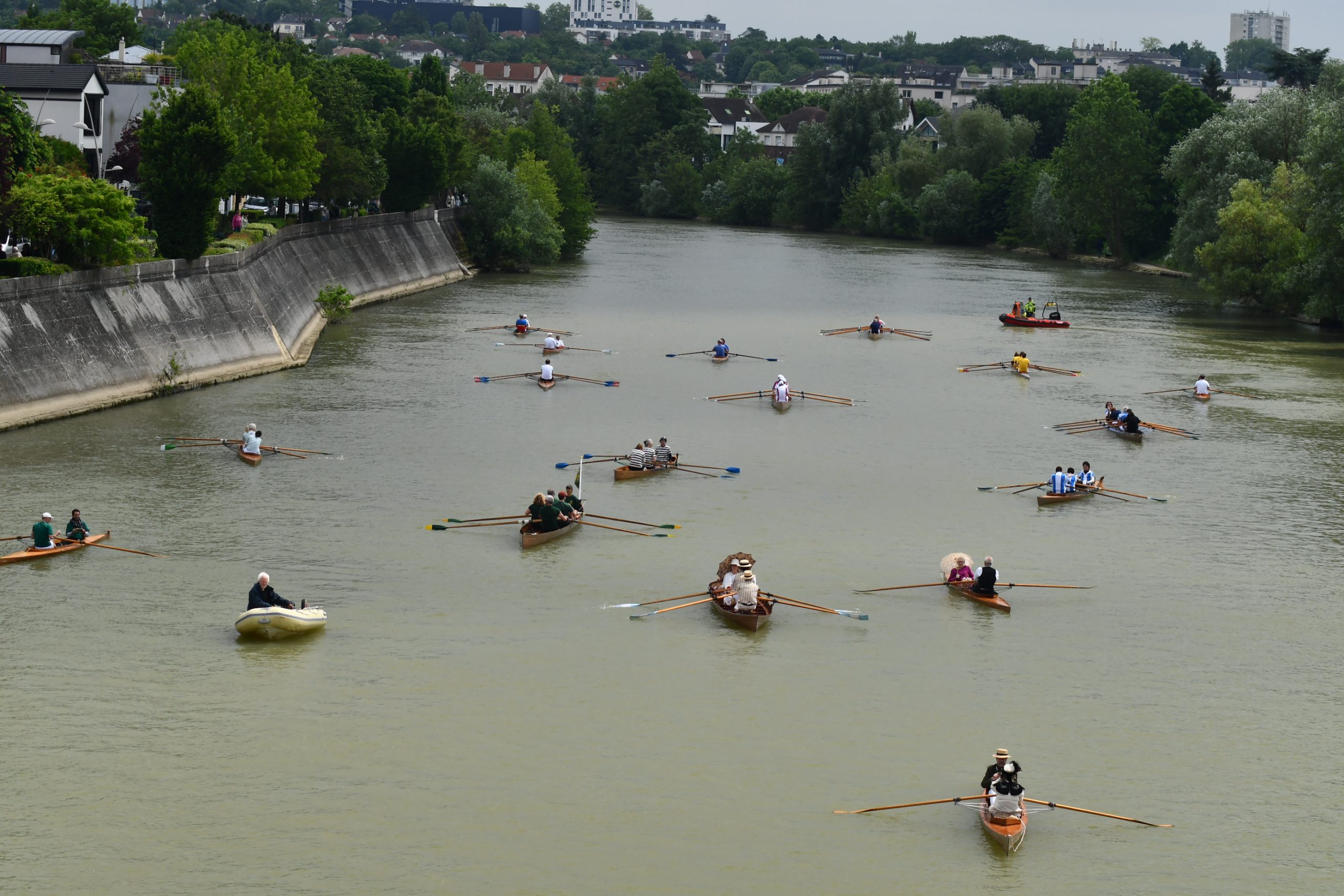Fresque historique > Du canotage à l'olympisme - Ville de Nogent-sur-Marne